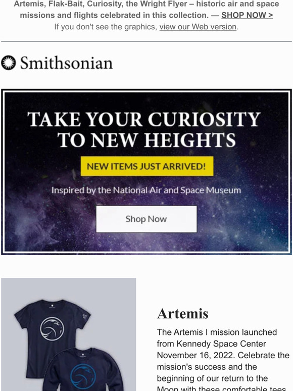 Smithsonian Store: New items inspired by National Air and Space Museum ...