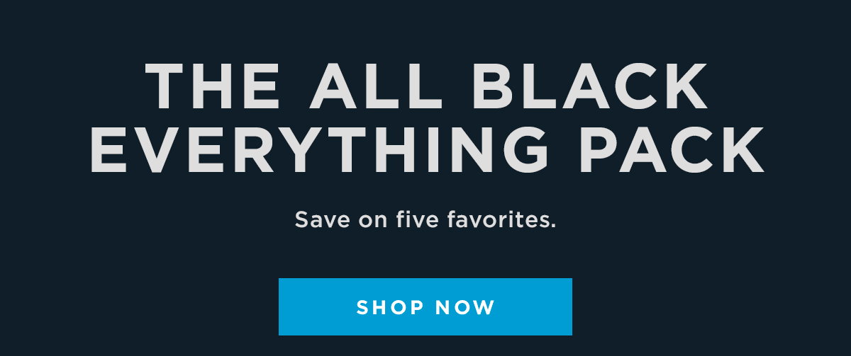 Mack Weldon: The All Black Everything Pack is back. | Milled
