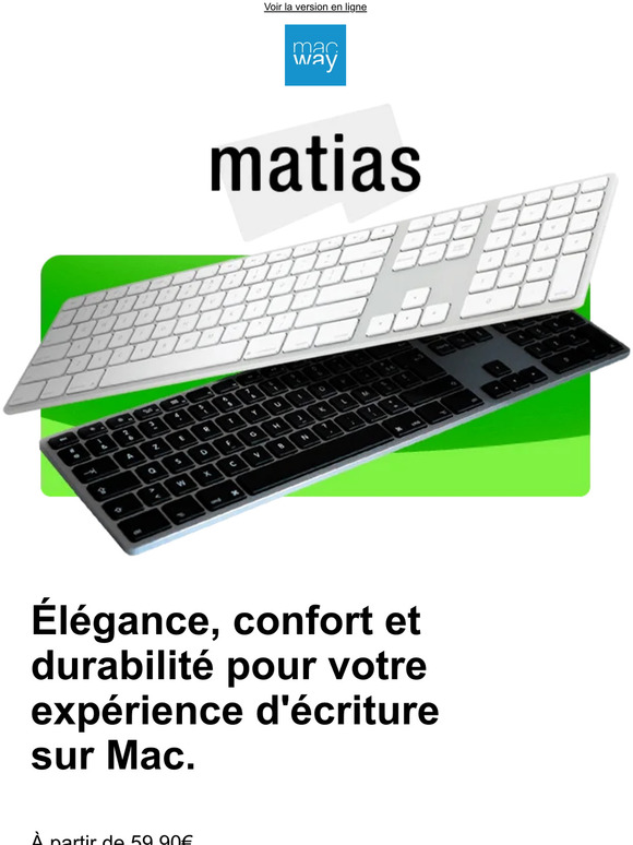 MacWay: Matias, retrouvez le confort de frappe du clavier d'origine de ...