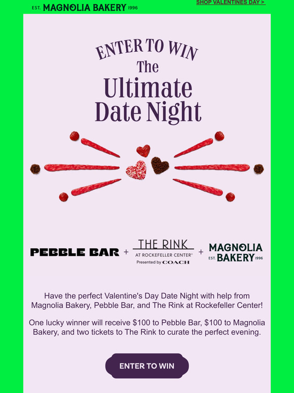 Magnolia Bakery: Enter to win the ultimate New York City date night! 💖 ...