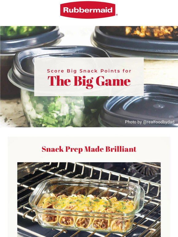 Rubbermaid: Big Game Prep Made Easy with Rubbermaid | Milled