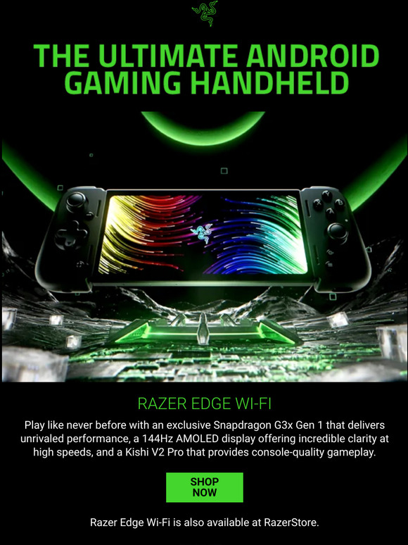 Razer Surround: Razer Edge Is Now Available | Milled