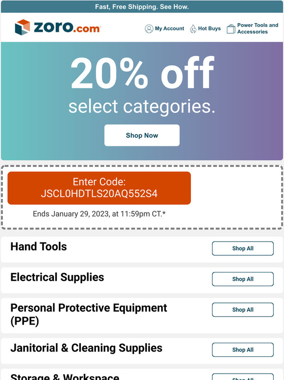 Zoro: 20% off Categories You'll Love. | Milled