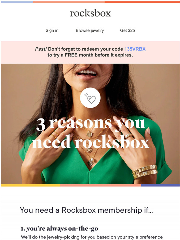 Rocksbox, Inc.: Just 3 simple reasons | Milled
