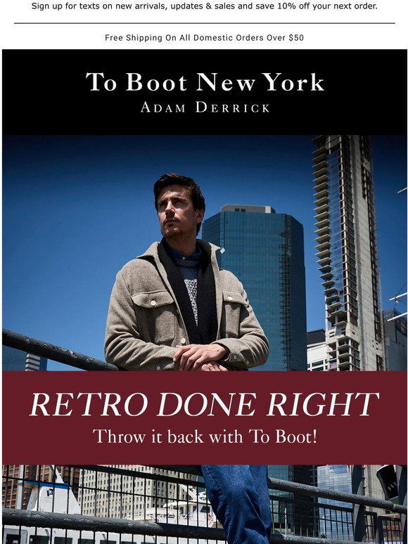 To Boot New York: Throwback Thursday | Milled