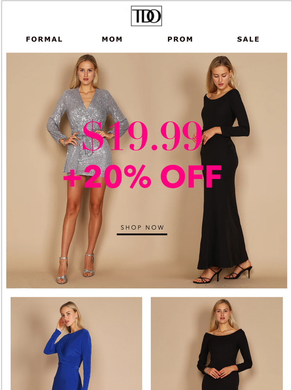 The Dress Outlet: FLASH SALE! $19.99 + 20% OFF ALL SALE! 🏃🏻‍♀️😱 | Milled