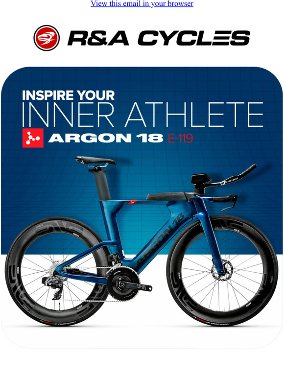 R&A Cycles: Inspire your Inner Athlete | Argon 18 E-119 | Milled