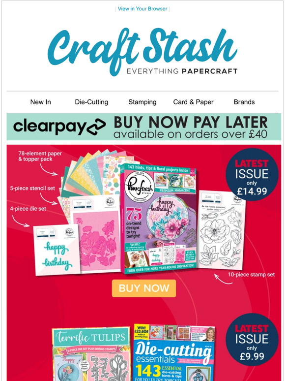 Craft Stash: 2 NEW Papercraft Magazines PLUS Launches From John Next ...