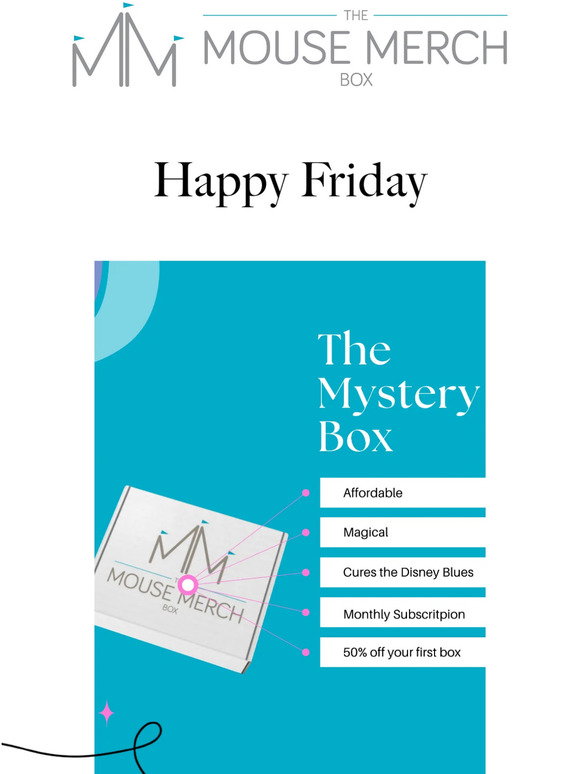The Mouse Merch Box: Step into the Magic with 50% off Disney Mystery ...