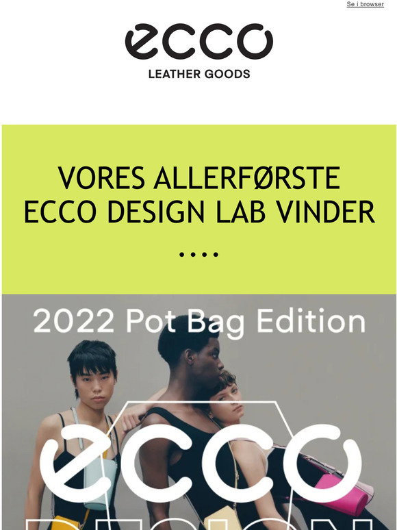 ECCO: Vores allerførste ECCO Design Lab vinder er .... | Milled