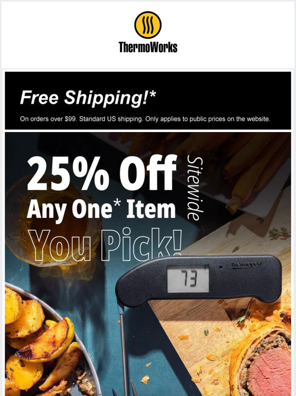 ThermoWorks: 25% Off the Tools the Pros Use (Sitewide) | Milled