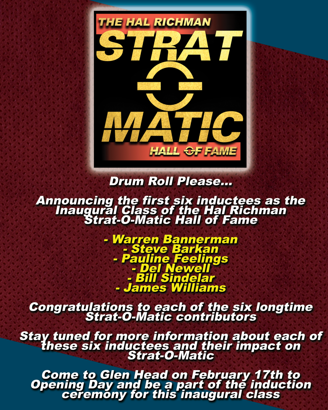Strat-O-Matic: Announcing the Inaugural Hall of Fame Class | Milled