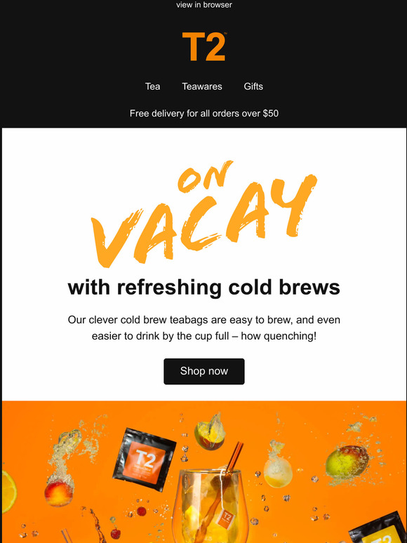 T2 Tea: Easy peasy Cold Brew is here for summer! | Milled