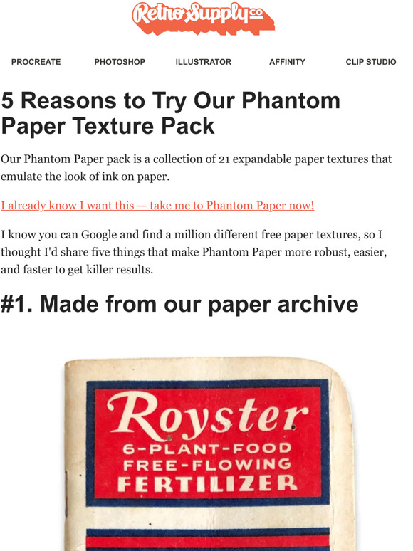 RetroSupply: 5 reasons to try our Phantom Paper texture pack | Milled