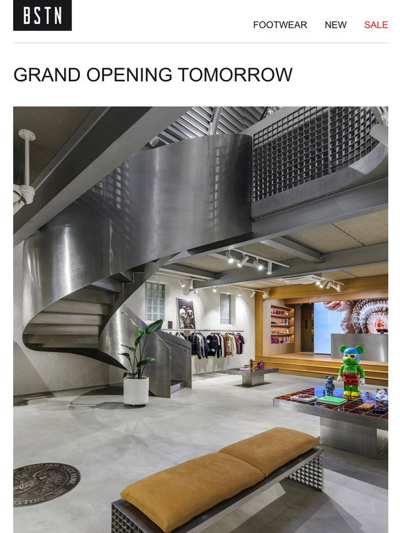 BSTN Store: See you tomorrow for our grand opening! 🇬🇧 | Milled