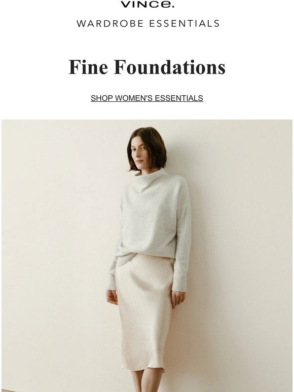 Vince: The Secret To A Perfect Wardrobe | Milled