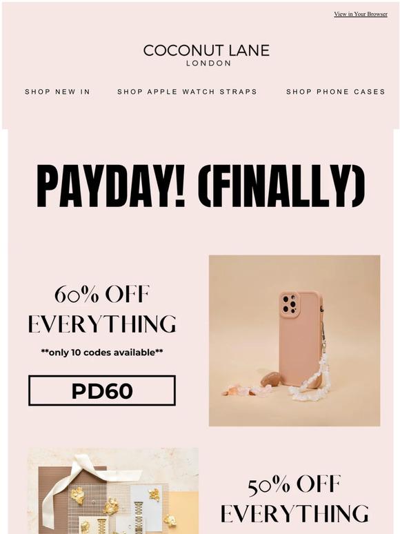 Coconut Lane: 60% OFF... if you're quick ⏰ | Milled