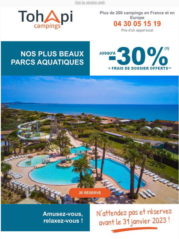 Tohapi: 🏊 Découvrez nos plus beaux parcs aquatiques ! | Milled