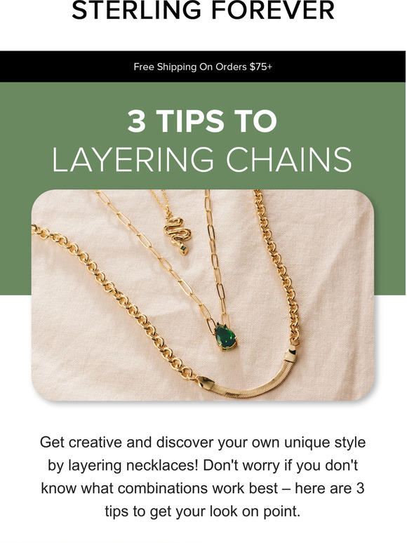 Sterling Forever: 3 Tips To Layering Your Chains | Milled