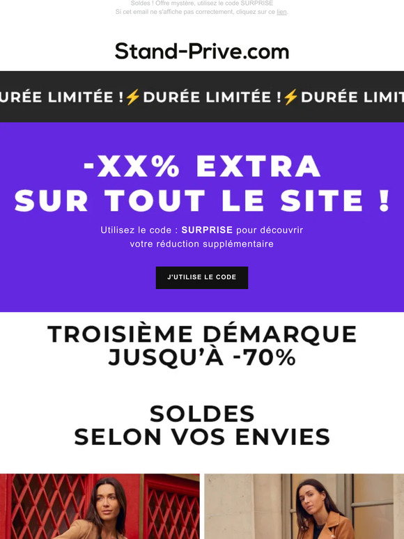 Stand Privé: Un code promo rien que pour vous ! | Milled