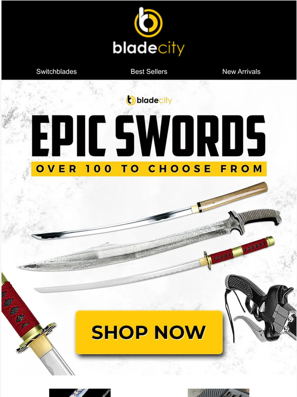 Blade City: Unleash the Warrior Within: Exclusive Swords Available Now ...