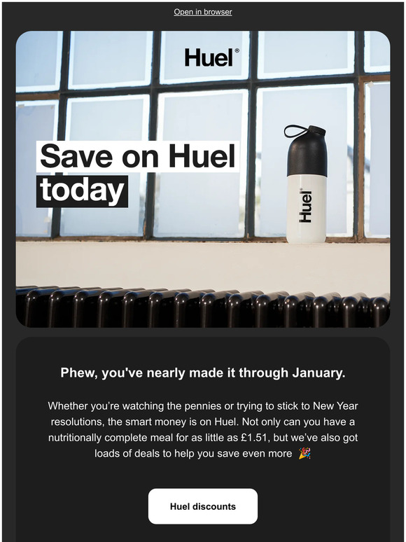 Huel: Psst! Money saving tips inside 🤑 | Milled