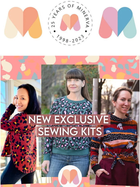 Minerva: 10 new easy-sew sweater kits in cosy French Terry | Milled