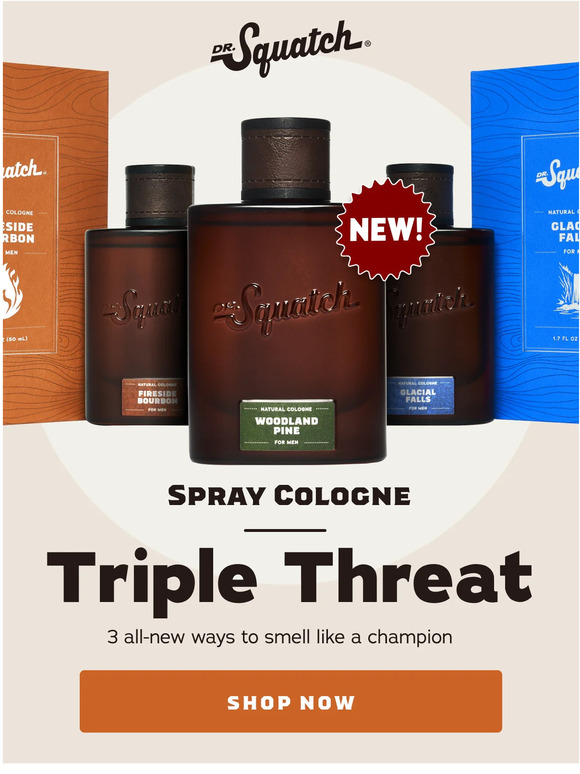 Dr. Squatch: Finally– The cologne you asked us for | Milled