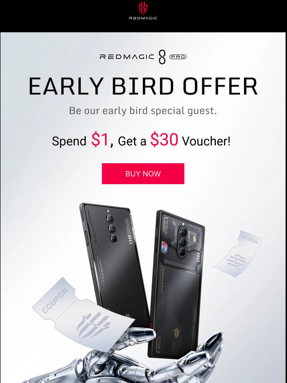 RedMagic WW: ⏰REDMAGIC 8 Pro Early Access Available Now | Milled