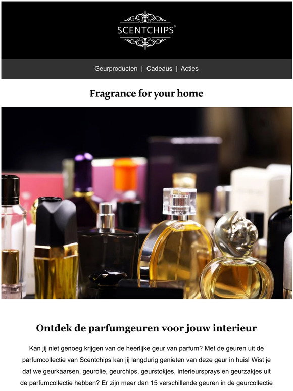 Scentchips: Pssst! Bekijk snel onze parfum geurlijn... | Milled