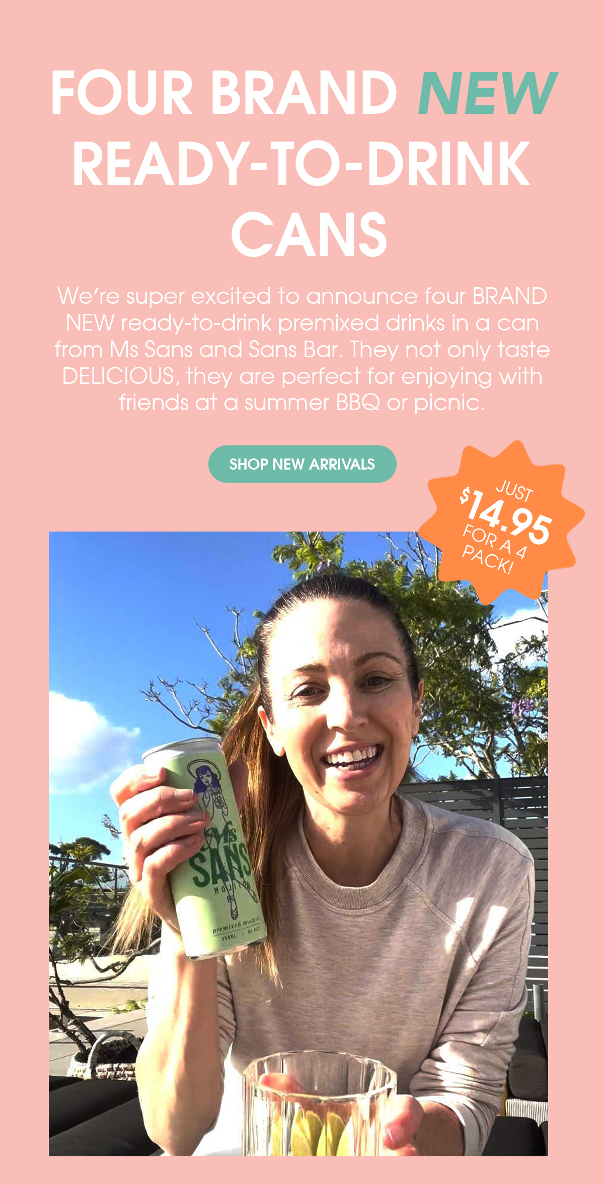 Sans Drinks: Four NEW ready-to-drink cans you must-try —! | Milled