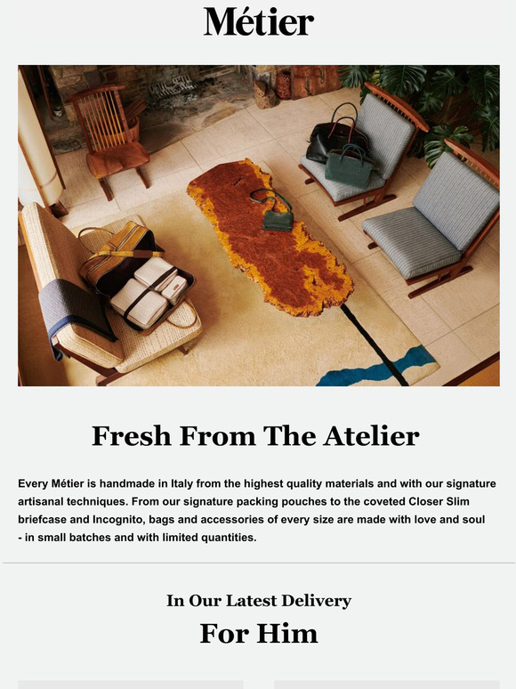 Metier London: Fresh From The Atelier | Milled