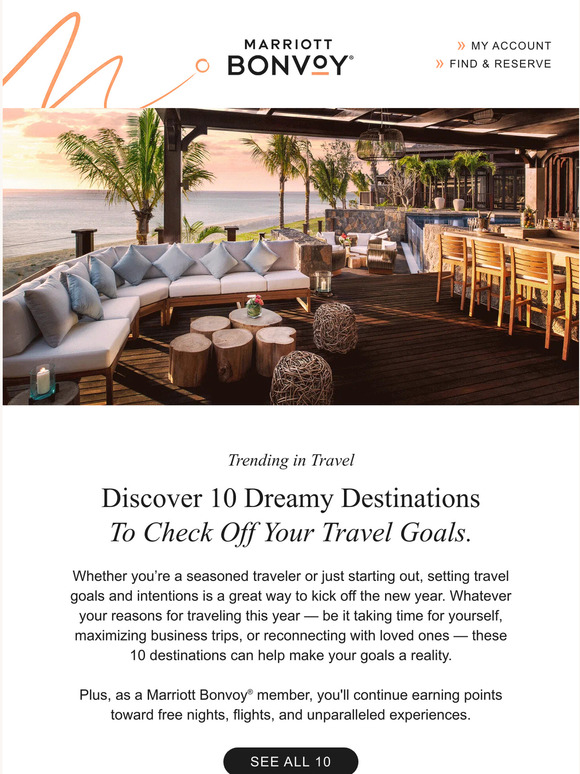 Marriott: Your Guide to Hitting Your 2023 Travel Goals | Milled