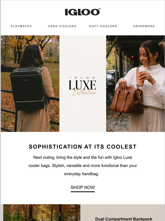 Igloo Coolers: Igloo Luxe: Cooler-chic style in the most classic colors ...