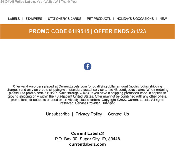 Current Labels: Rolled Labels You'll L ️VE | Milled