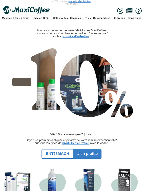 MaxiCoffee: Voici l'offre que vous attendiez ! | Milled