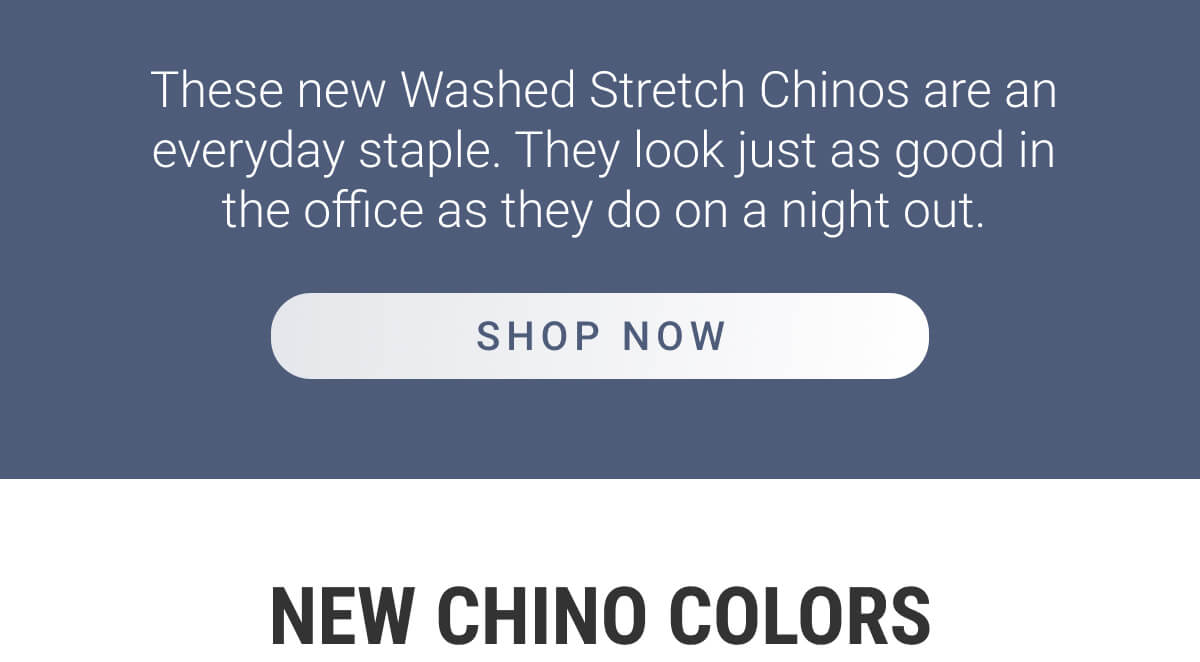 Ash & Erie: New Chino Colors Are Here! | Milled