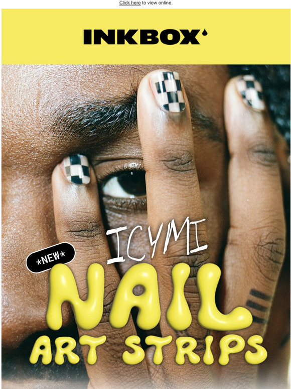 INKBOX: ICYMI 🖤 INKBOX NAIL ART STRIPS | Milled