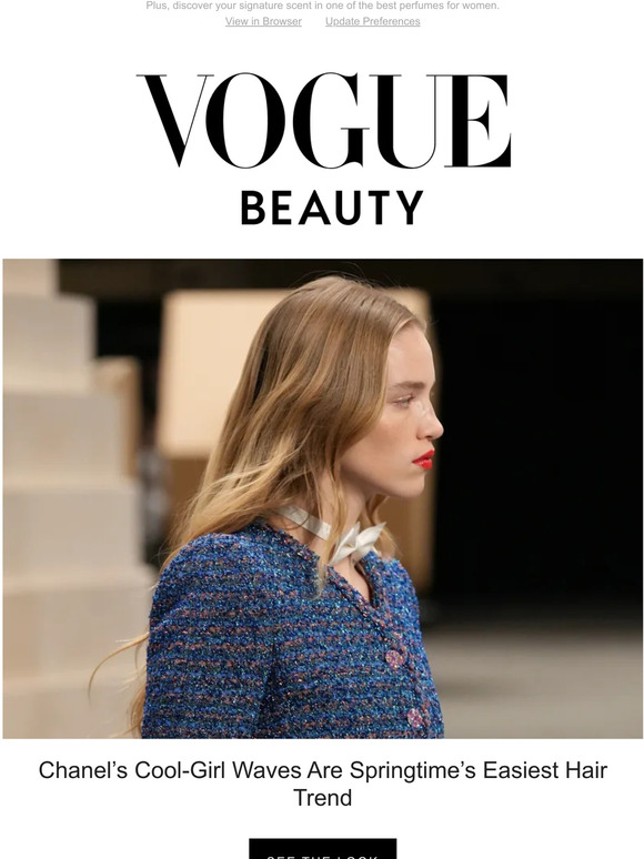 Vogue: Chanel’s Cool-Girl Waves Are Springtime’s Easiest Hair Trend ...