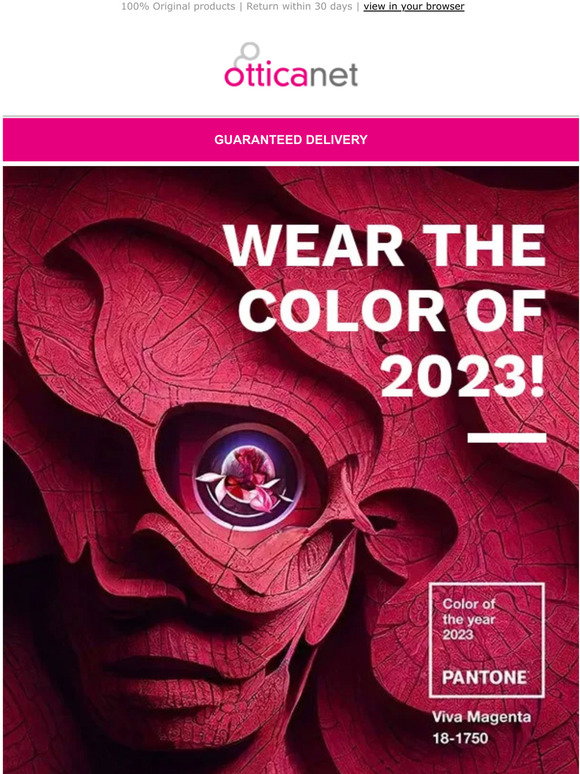Otticanet: Viva Magenta: be the first to wear Pantone’s color of 2023 ...