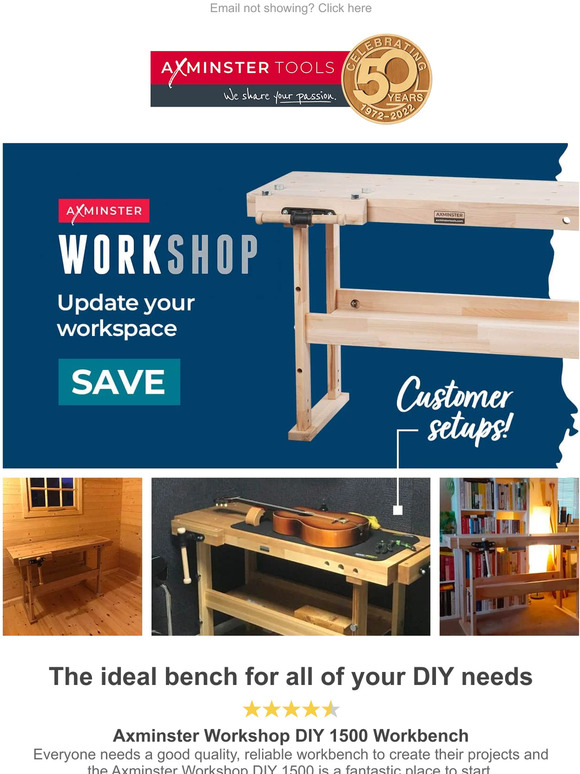 Axminster Tools: Update your workspace | Milled