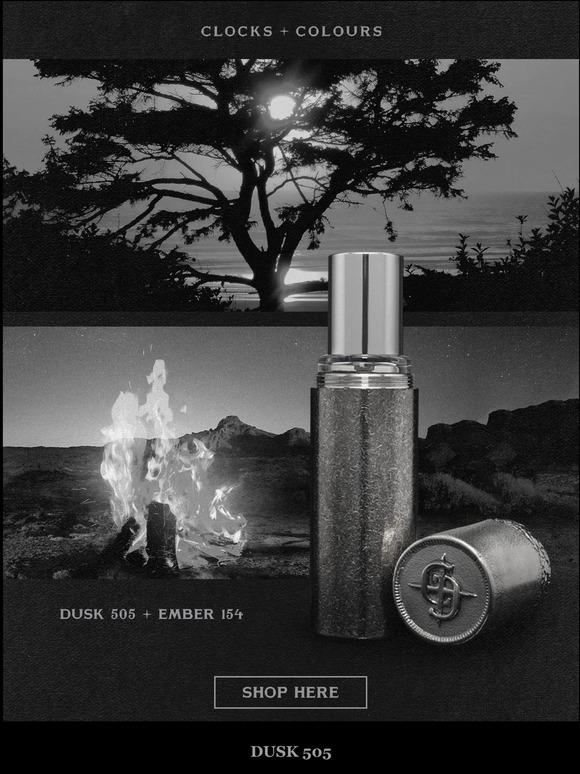 Clocks and Colours: Fragrance by Clocks + Colours — Now Available | Milled