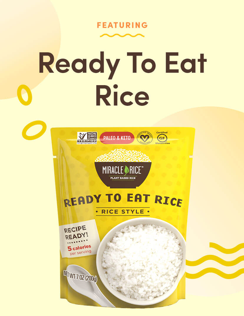 Miracle Noodle: Only 5 calories - Ready To Eat Rice | Milled