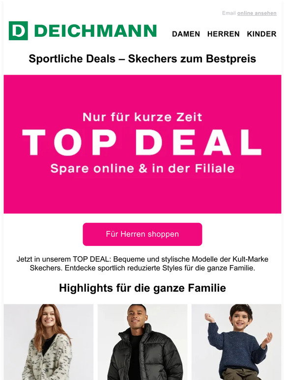 Deichmann: Skechers im TOP DEAL - Jetzt coole Styles entdecken | Milled