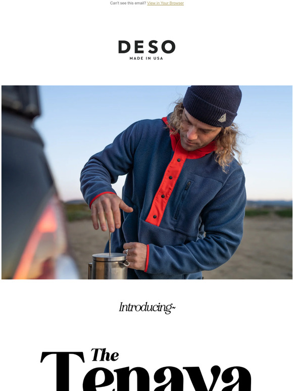 Deso Supply: Introducing the Tenaya Snap Hoodie | Milled