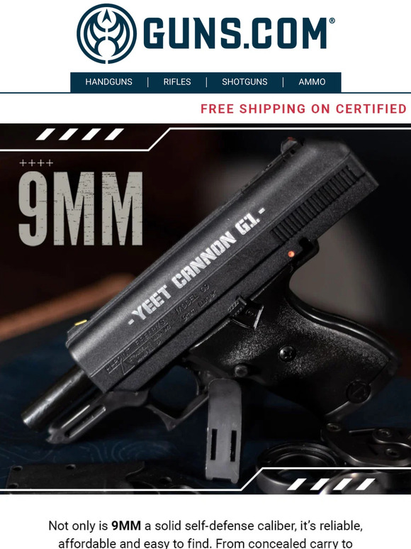 Guns.com: 9MM Handguns For Any Purpose - Shop Now! | Milled