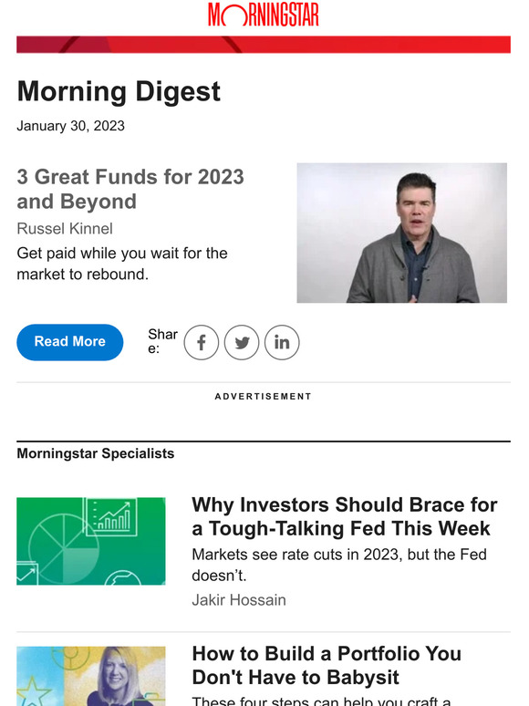 Morningstar Inc.: 3 Great Funds for 2023 and Beyond | Milled