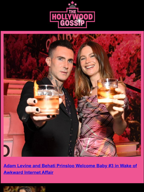 The Hollywood Gossip: Adam Levine and Behati Prinsloo Welcome Baby #3 ...