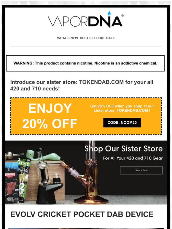 Vapor DNA: Introduce a Dab Device from EVOLV --- The maker of DNA Chips ...