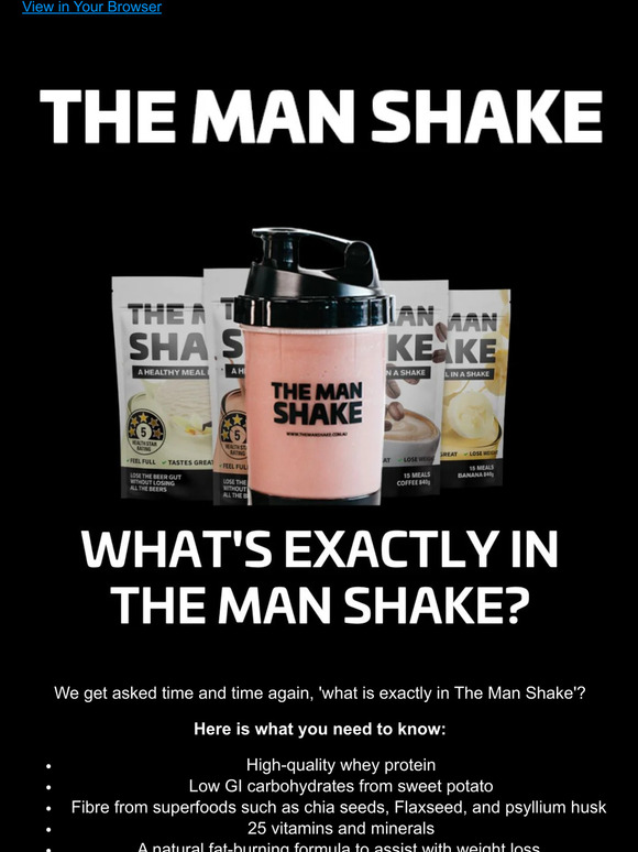 The Man Shake: Ingredients in The Man Shake you need to know about ...